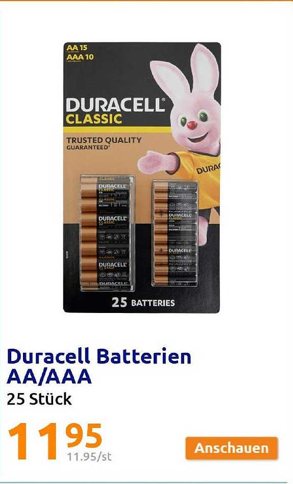 Duracell Batterien AA Oder AAA Angebot bei Action - 1Prospekte.de