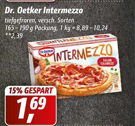 Dr Oetker Intermezzo Angebot bei Simmel