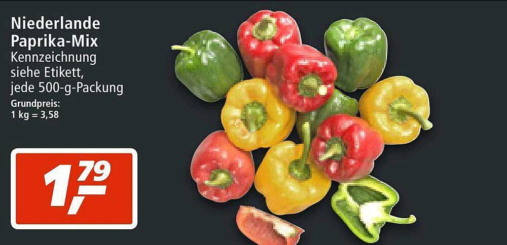 Niederlande Paprika-mix Angebot bei Real - 1Prospekte.de