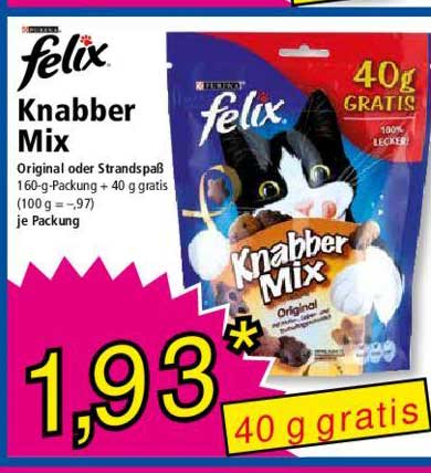 Felix Knabber Mix Angebot bei NORMA - 1Prospekte.de