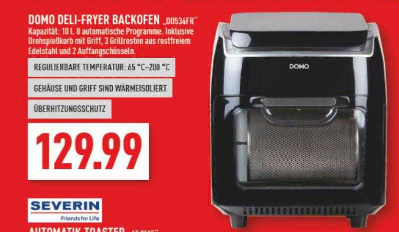 Severin Domo Deli-fryer Backofen Angebot bei Marktkauf - 1Prospekte.de
