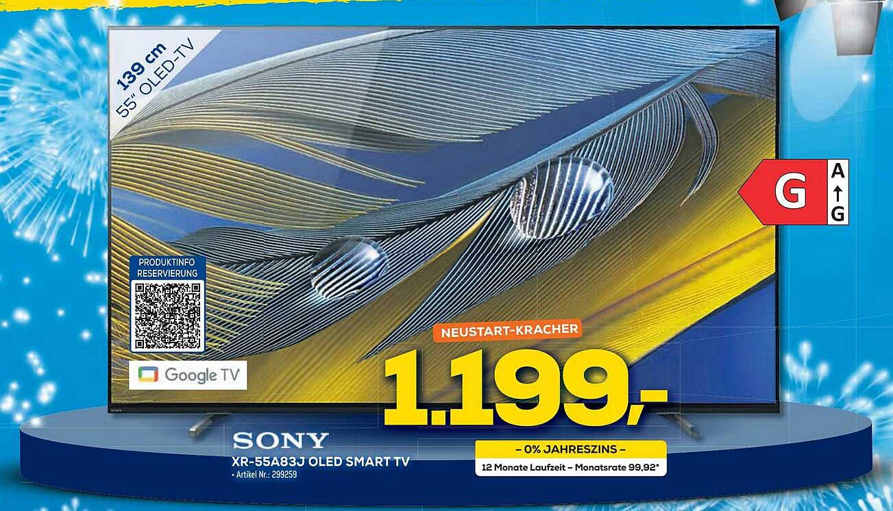 Sony Xr-55a83j Oled Smart Tv Angebot bei Berlet - 1Prospekte.de