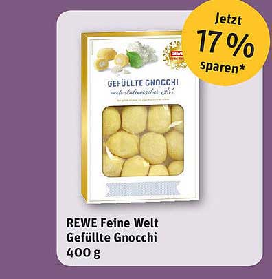 Rewe Feine Welt Gefüllte Gnocchi Angebot bei REWE - 1Prospekte.de