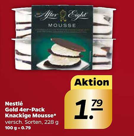 Nestlé Gold 4er-pack Knackige Mousse Angebot bei Netto - 1Prospekte.de