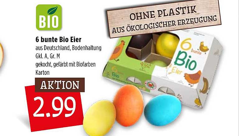 6 Bunte Bio Eier Angebot bei Kupsch - 1Prospekte.de