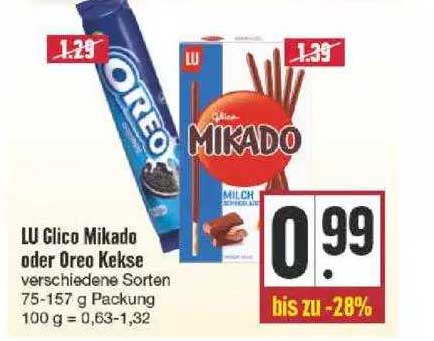 Lu Glico Mikado Oder Oreo Kekse Angebot bei EDEKA - 1Prospekte.de