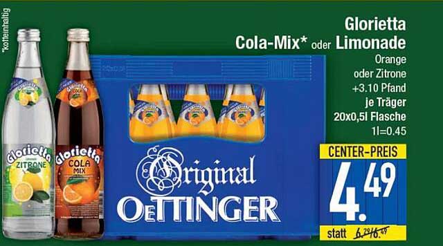 Glorietta Cola-mix Oder Limonade Angebot bei E Center - 1Prospekte.de