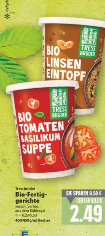 Tressbrüder Bio-fertiggerichte Angebot bei EDEKA - 1Prospekte.de