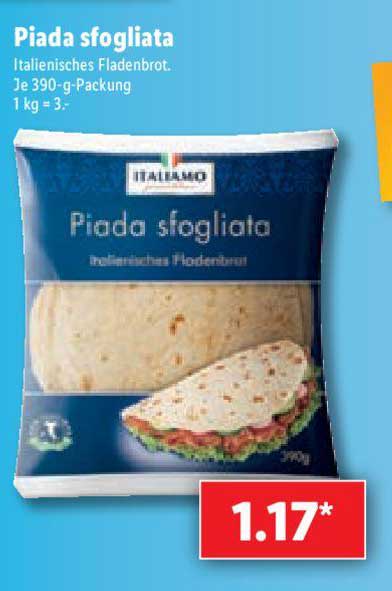 Piada Sfogliata Angebot bei Lidl - 1Prospekte.de