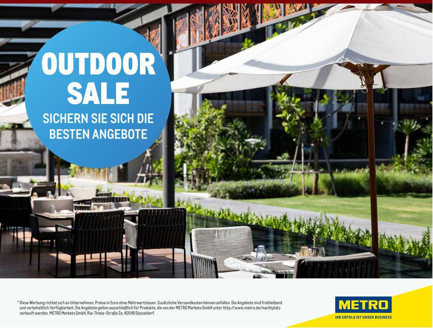 Outdoor Angebot bei METRO - 1Prospekte.de