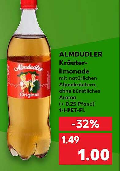 Almdudler Kräuter-limonade Angebot bei Kaufland - 1Prospekte.de