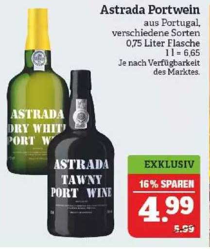 Astrada Portwein Angebot bei Marktkauf - 1Prospekte.de
