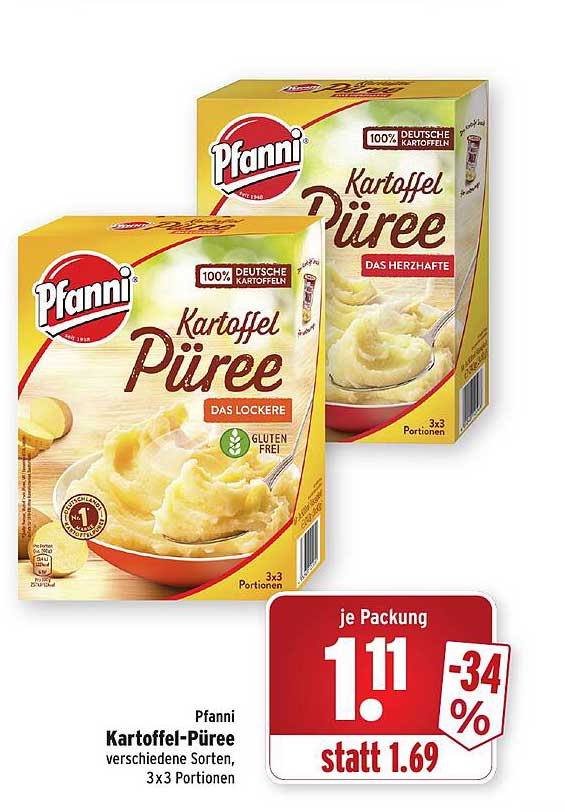 Pfanni Kartoffeln Puree Angebot bei Wasgau - 1Prospekte.de