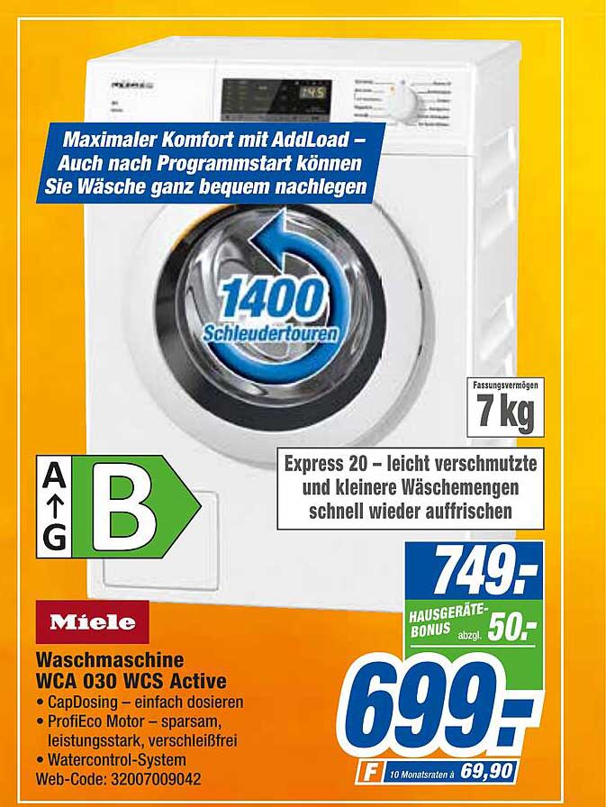 Miele Waschmaschine Wca030wcs Active Angebot bei Expert Octomedia ...