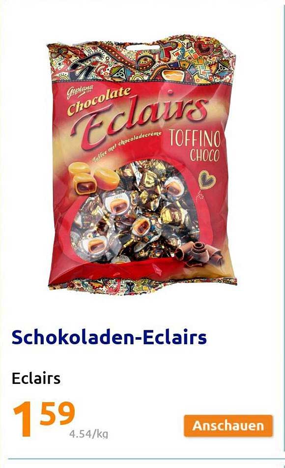 Schokoladen-eclairs Angebot bei Action - 1Prospekte.de