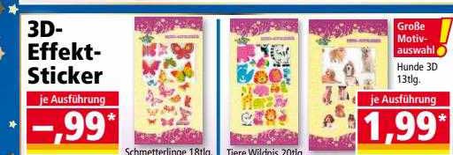 3d-effekt-sticker Angebot bei NORMA