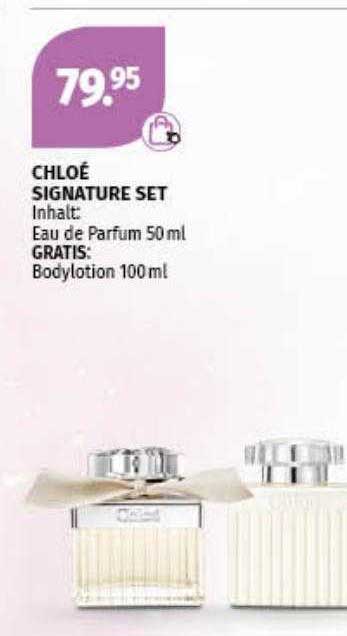 Chloé Signature Set Eau De Parfum Angebot bei MÜLLER - 1Prospekte.de