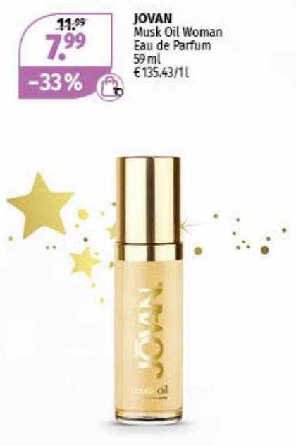 Jovan Musk Oil Woman Eau De Parfum Angebot bei MÜLLER - 1Prospekte.de