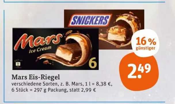 Mars Eis-riegel Angebot bei Tegut - 1Prospekte.de