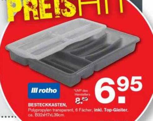 Besteckkasten Iii Rotho Angebot bei Möbel Wanninger - 1Prospekte.de
