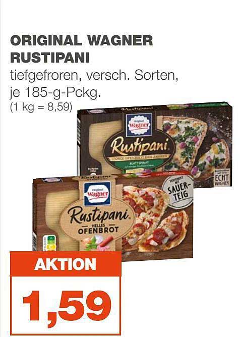Original Wagner Rustipani Angebot bei EDEKA