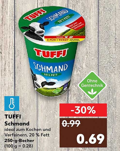 Tuffi Schmand Angebot bei Kaufland