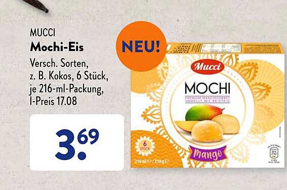 Mucci Mochi-eis Angebot bei ALDI SÜD - 1Prospekte.de