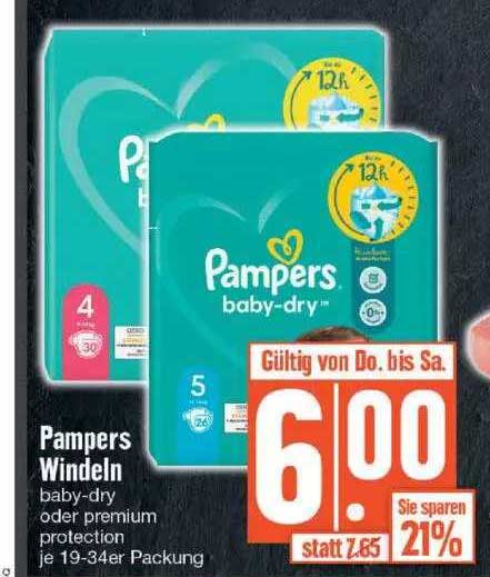 Pampers Windeln Angebot bei EDEKA - 1Prospekte.de