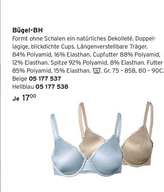 Bügel-BH Angebot bei Tchibo - 1Prospekte.de