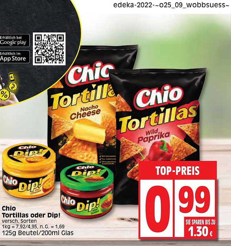 Chio Tortillas Oder Dip! Angebot bei EDEKA - 1Prospekte.de