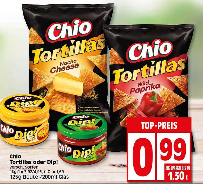 Chio Tortillas Oder Dip! Angebot bei Elli Markt - 1Prospekte.de