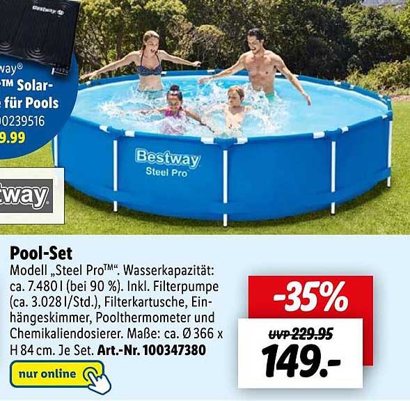 Bestway Pool-set Angebot bei Lidl - 1Prospekte.de