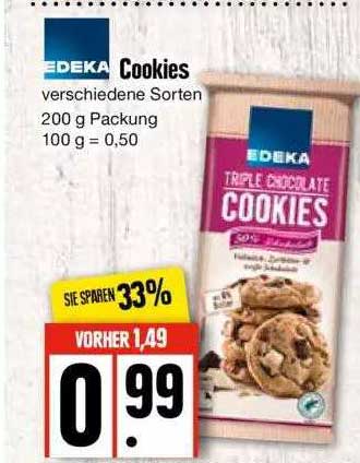 Edeka Cookies Angebot bei EDEKA - 1Prospekte.de