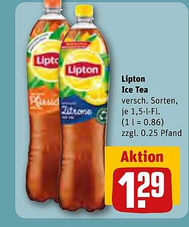 Lipton Ice Tea Angebot bei REWE - 1Prospekte.de