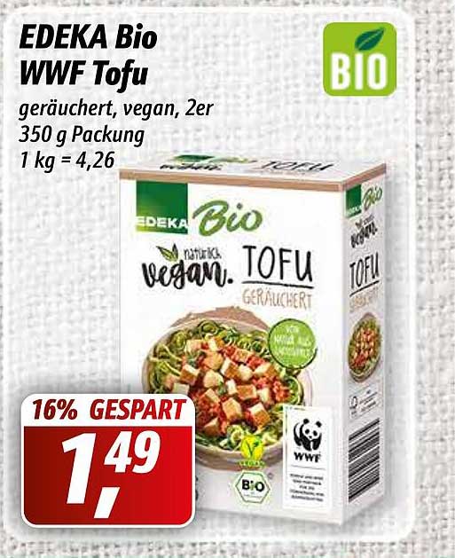 Edeka Bio Wwf Tofu Angebot bei Simmel - 1Prospekte.de