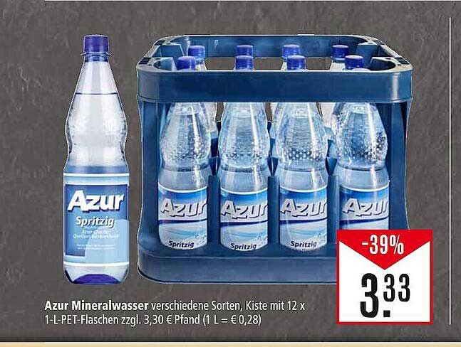 Azur Mineralwasser Angebot bei Marktkauf - 1Prospekte.de
