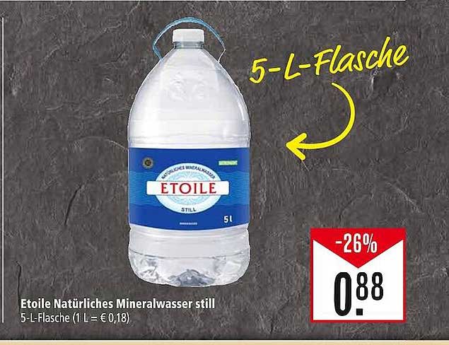 Etoile Natürliches Mineralwasser Still Angebot bei Marktkauf ...