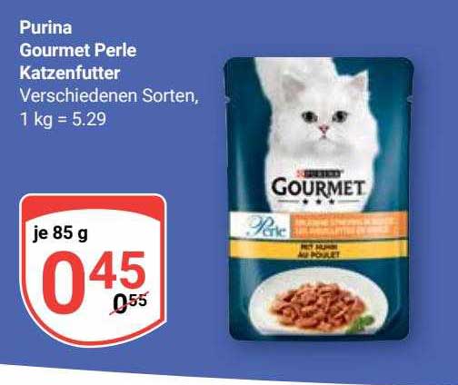 Purina Gourmet Perle Katzenfutter Angebot bei Globus - 1Prospekte.de