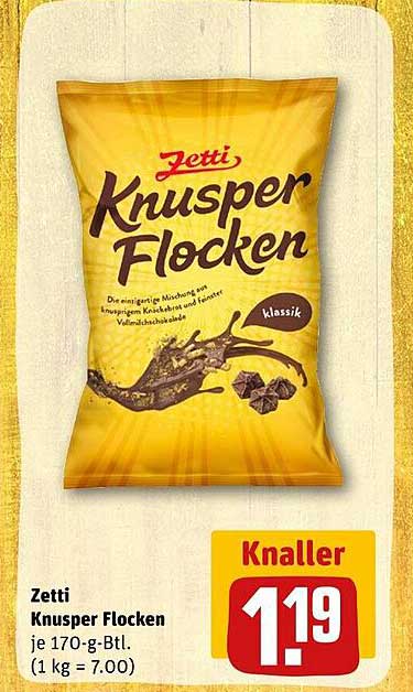 Zetti Knusper Flocken Angebot bei Diska