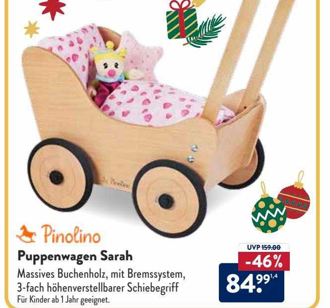 Pinolino Puppenwagen Sarah Angebot bei ALDI SÜD - 1Prospekte.de