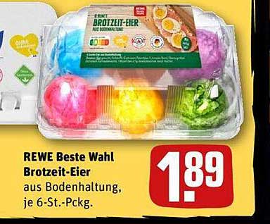 Rewe Beste Wahl Brotzeit-eier Angebot bei REWE Kaufpark - 1Prospekte.de
