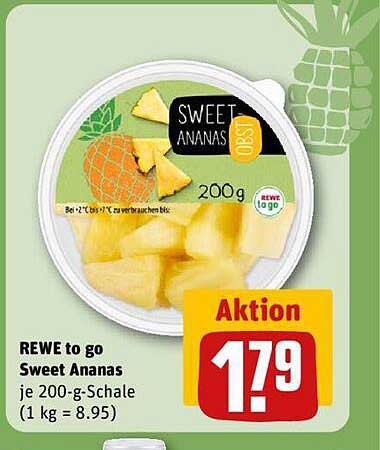 Rewe To Go Sweet Ananas Angebot bei REWE Kaufpark - 1Prospekte.de