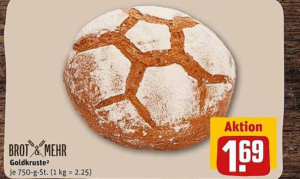 Brot & Mehr Goldkruste Angebot bei REWE - 1Prospekte.de