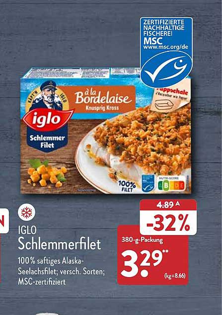 Iglo Schlemmerfilet Angebot bei ALDI Nord - 1Prospekte.de