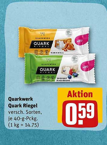 Quarkwerk Quark Riegel Angebot bei Famila