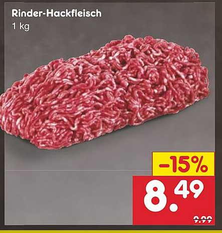 Rinder-hackfleisch Angebot bei Netto Marken-Discount - 1Prospekte.de