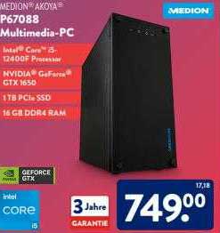 Medion Akoya P67088 Multimedia-pc Angebot bei ALDI SÜD - 1Prospekte.de