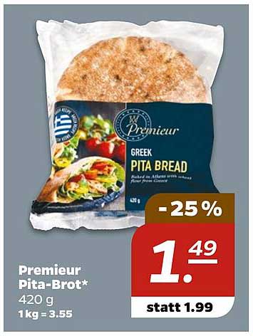 Premieur Pita-brot Angebot bei Netto - 1Prospekte.de