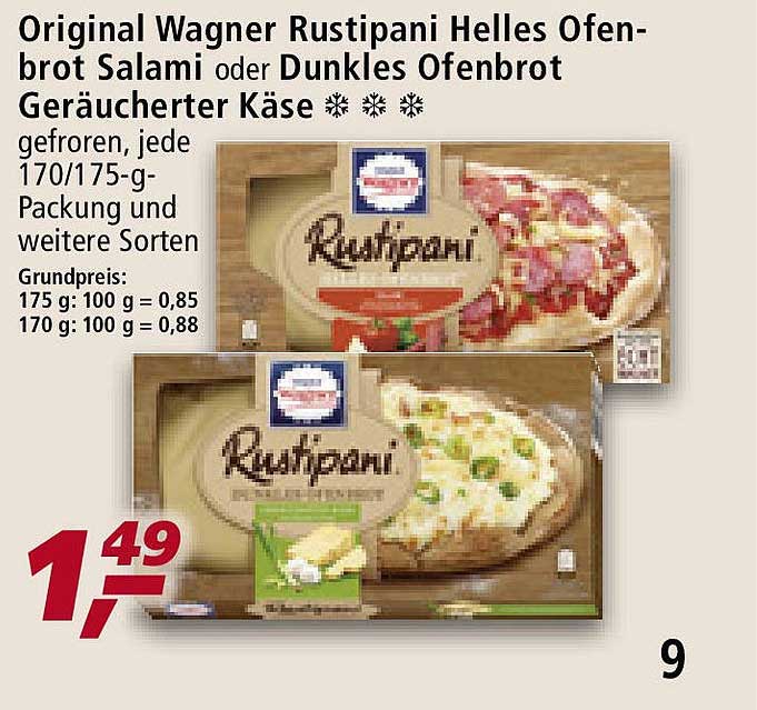 Wagner Rustipani Ofenbrot Angebot bei Wasgau
