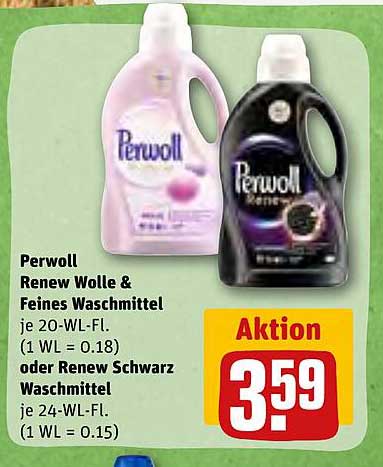 Perwoll Renew Wolle & Feines Waschmittel Oder Schwarz Waschmittel ...